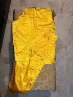 BAJU MELAYU Lelaki Dewasa eid Theme Tema Hari Raya Size M L (Yellow ...