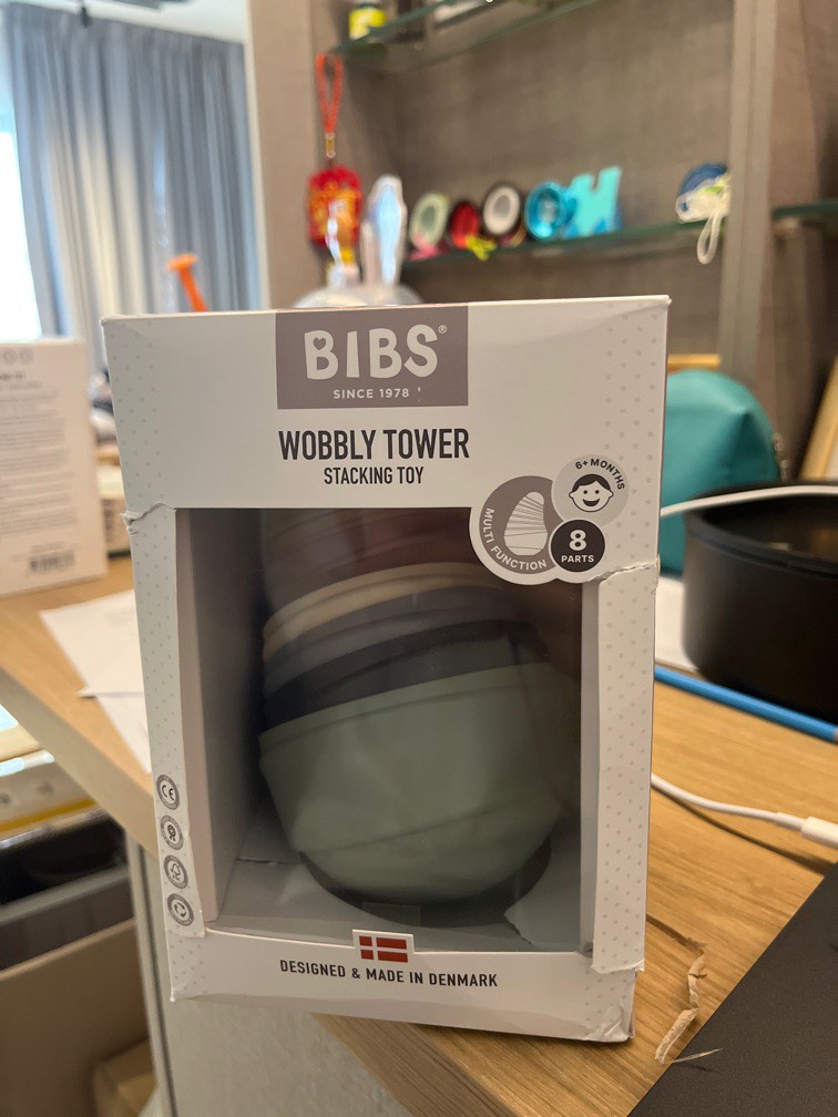 BIBS Wobbly Tower Brand New Made in Denmark, Babies & Kids, Infant ...