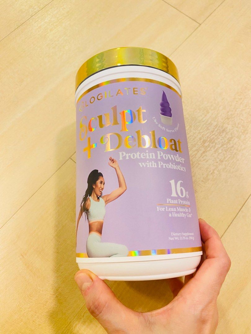 Blogilates Vegan Protein Powder (Ube Flavor), Health & Nutrition ...