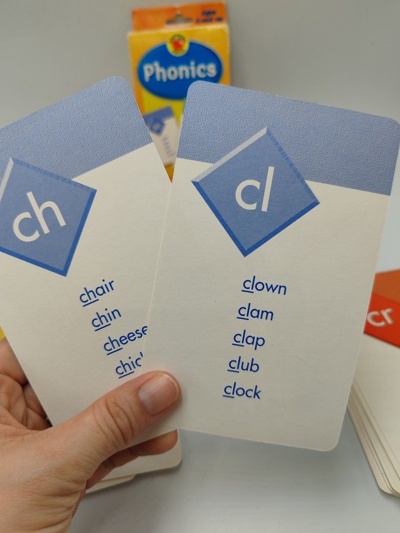 Brighter Child Phonics Flash Cards (C03), Hobbies & Toys, Toys & Games ...