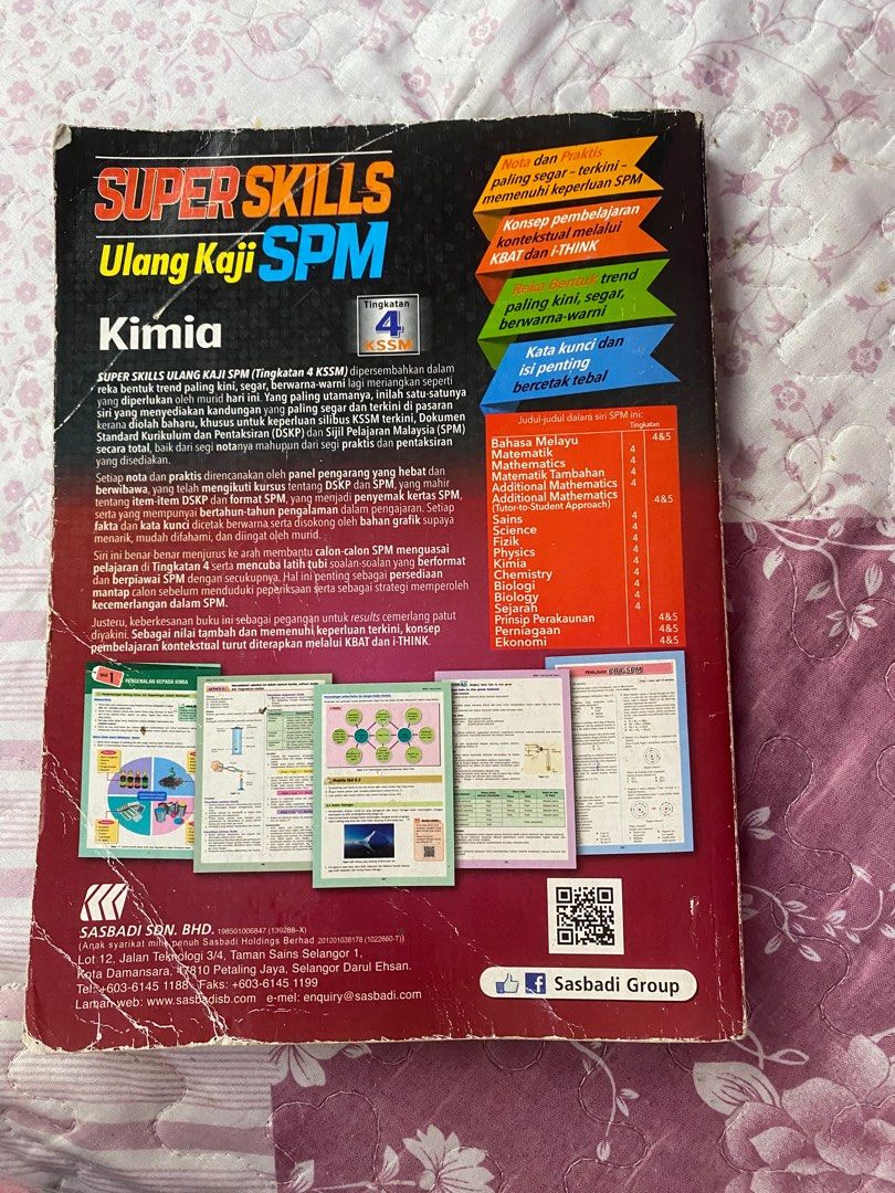 Buku Kimia SPM Tingkatan 4, Hobbies & Toys, Books & Magazines ...