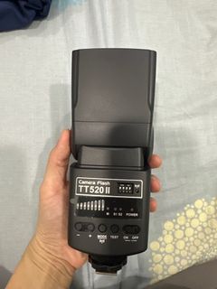 [BMC] National Panashot PE-320 External Speedlight Flash Strobe with Rear Chart For Manual Film ...