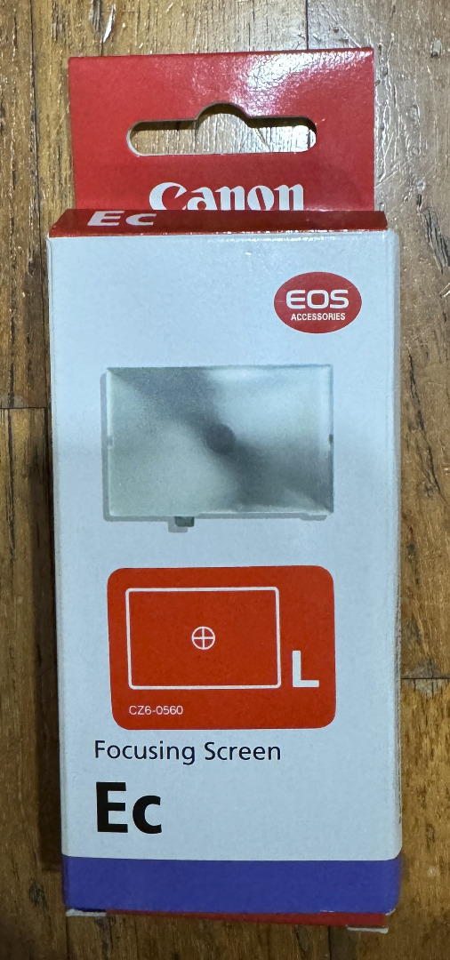 Canon EOS Ec-L Focusing Screen, Photography, Photography Accessories, Other Photography ...