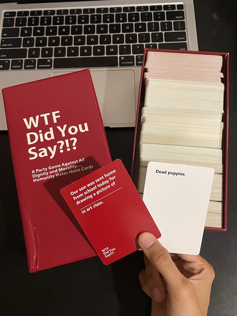 Cards Against Humanity inspired card game, Hobbies & Toys, Toys & Games ...