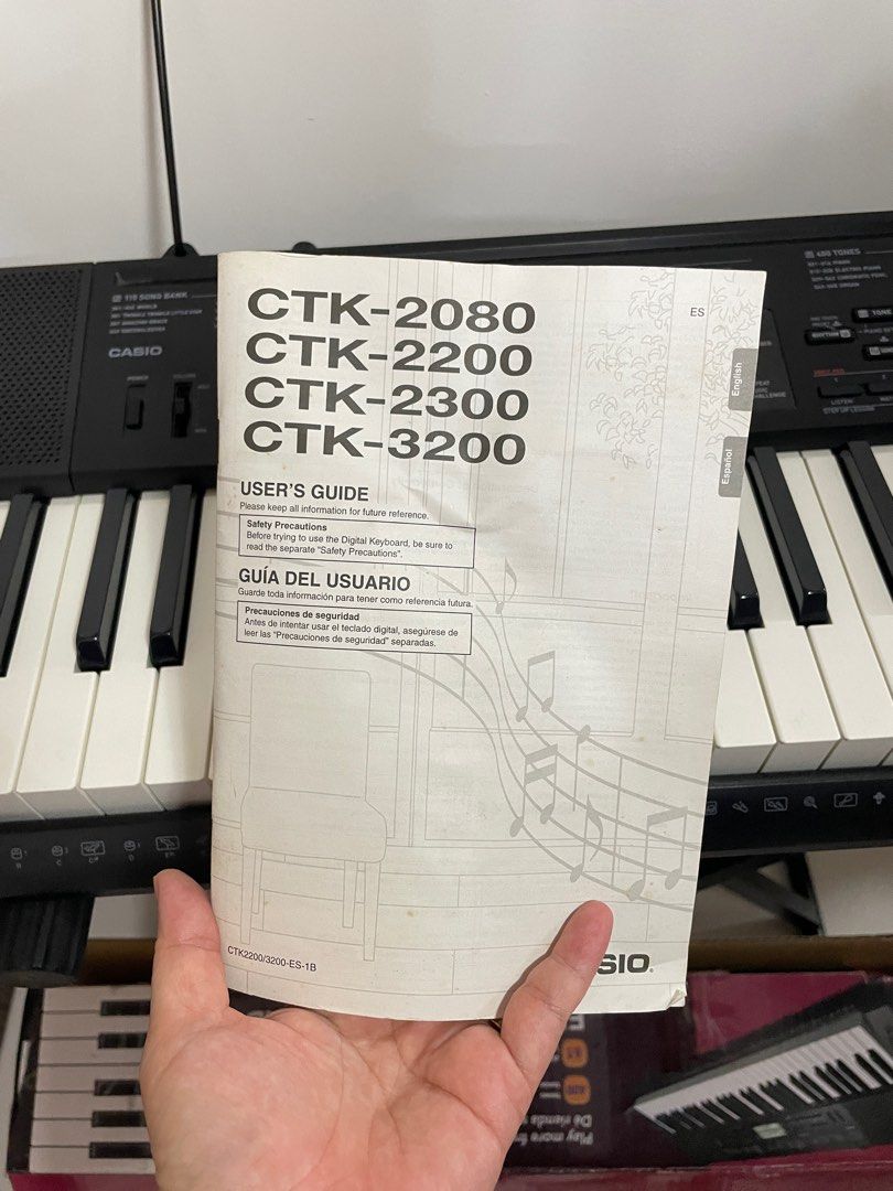 Casio Keyboard, Hobbies & Toys, Music & Media, Musical Instruments on ...