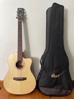 Acoustic Guitar - Cort AD Mini M (FREE STAND), Hobbies & Toys, Music ...