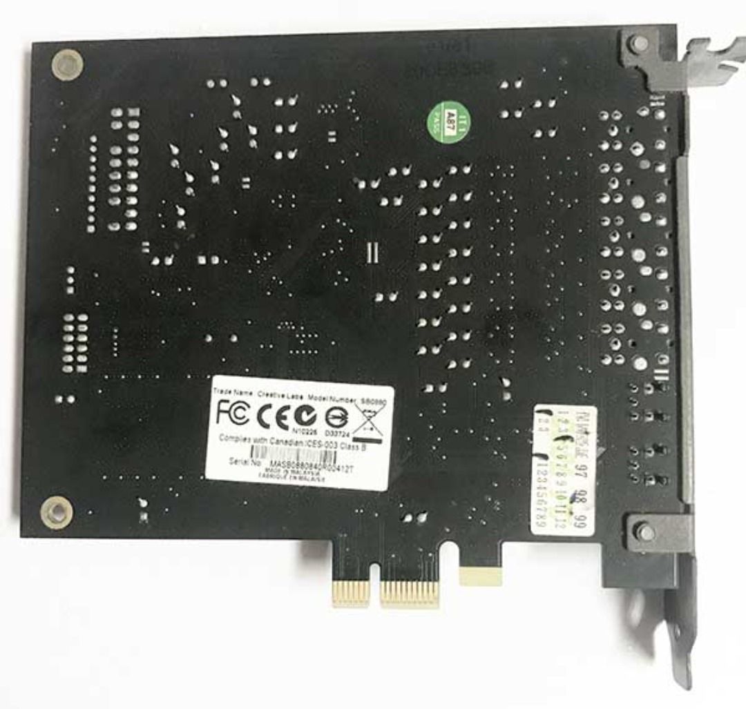 Creative SB0880 Sound Blaster 音效卡 #蛇年行大運, 電腦及科技產品, 電腦周邊產品, 其他電腦及電子周邊產品在旋轉拍賣