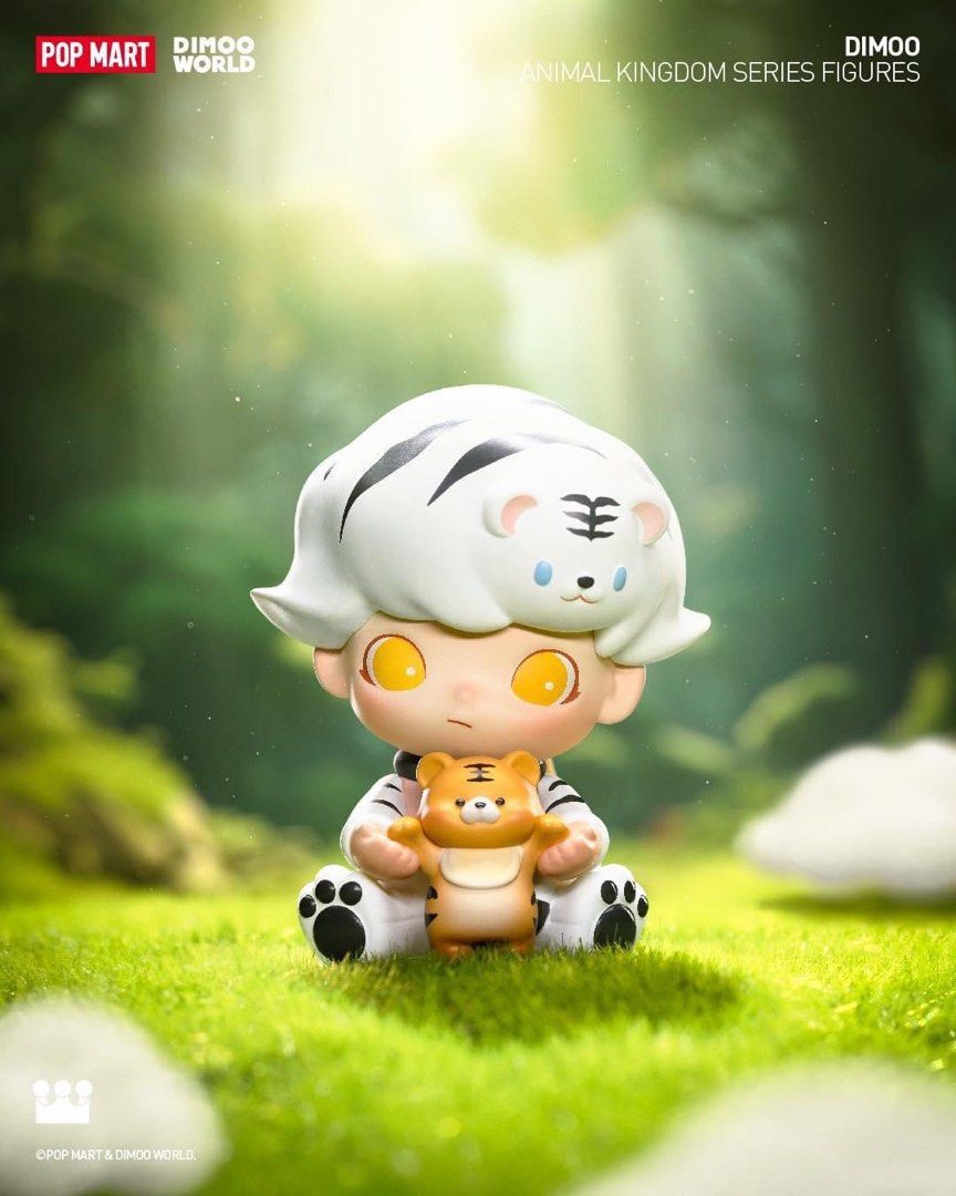 Dimoo Animal Kingdom Popmart Tiger Learns To Walk BNIF on Carousell