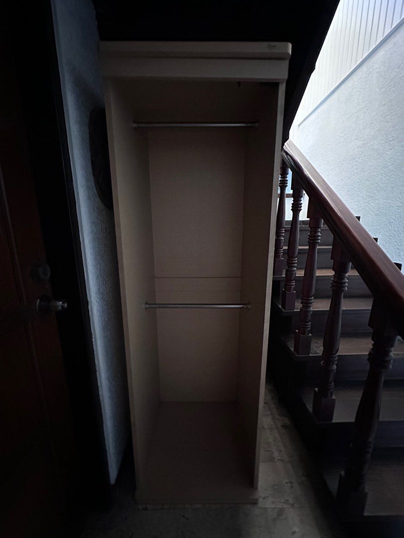 [FREE MM SHIP OCT] Double Clothes Rack Wardrobe Open Cabinet w ...