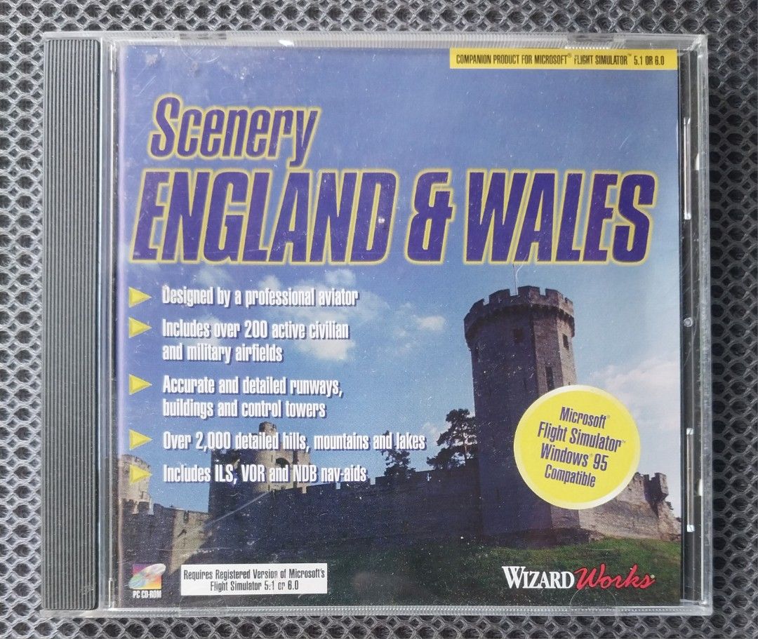 ENGLAND & WALES CD-ROM PC GAME WINDOWS 95, Hobbies & Toys, Music ...