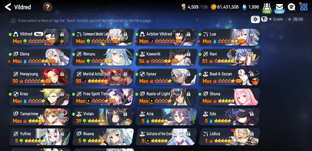 Epic Seven (Global) Top Tier Account, Video Gaming, Video Games, Others ...