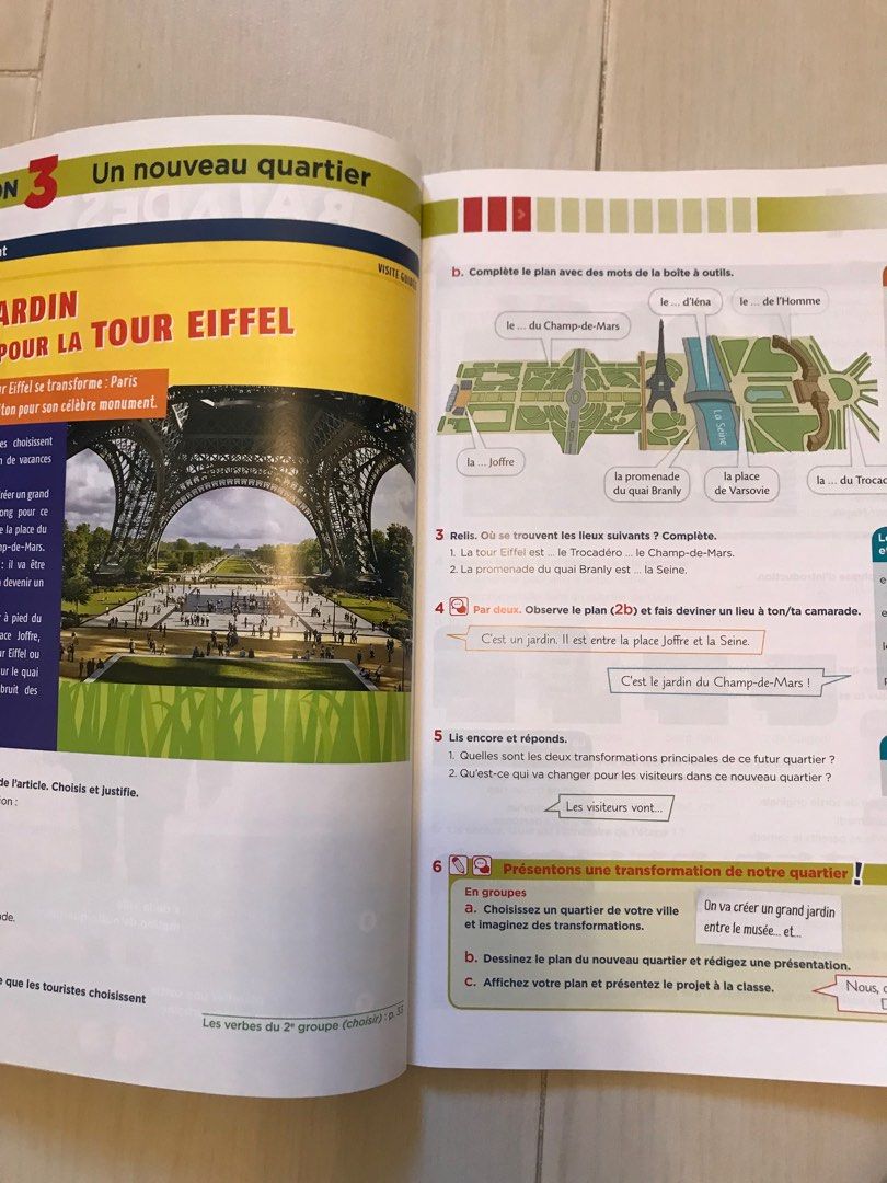 Explore 2/French/French textbook/book/cahier d’activités/activity/法文/法語 ...