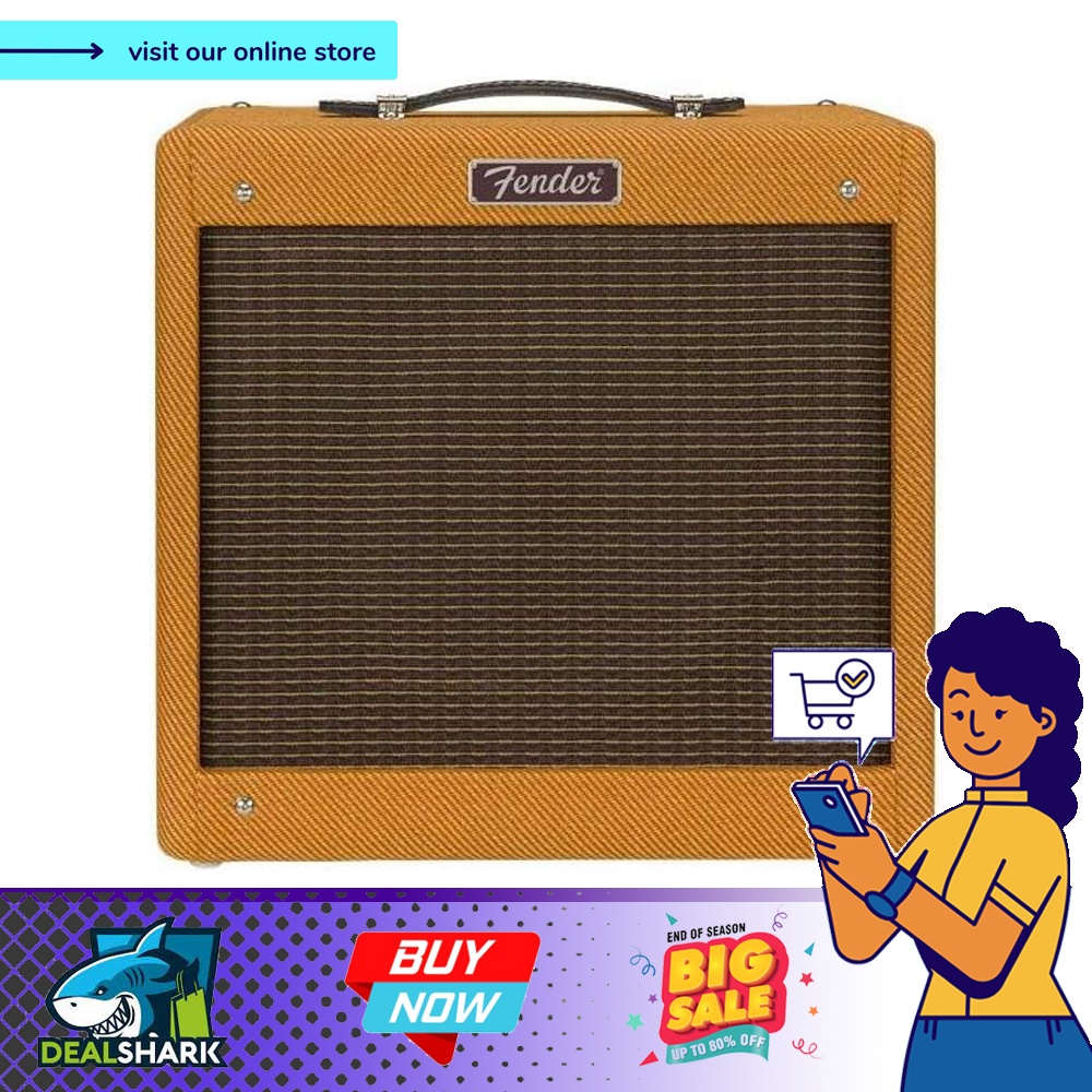 Fender Pro Junior IV Guitar Amplifier, Lacquered Tweed (Pro Junior IV ...