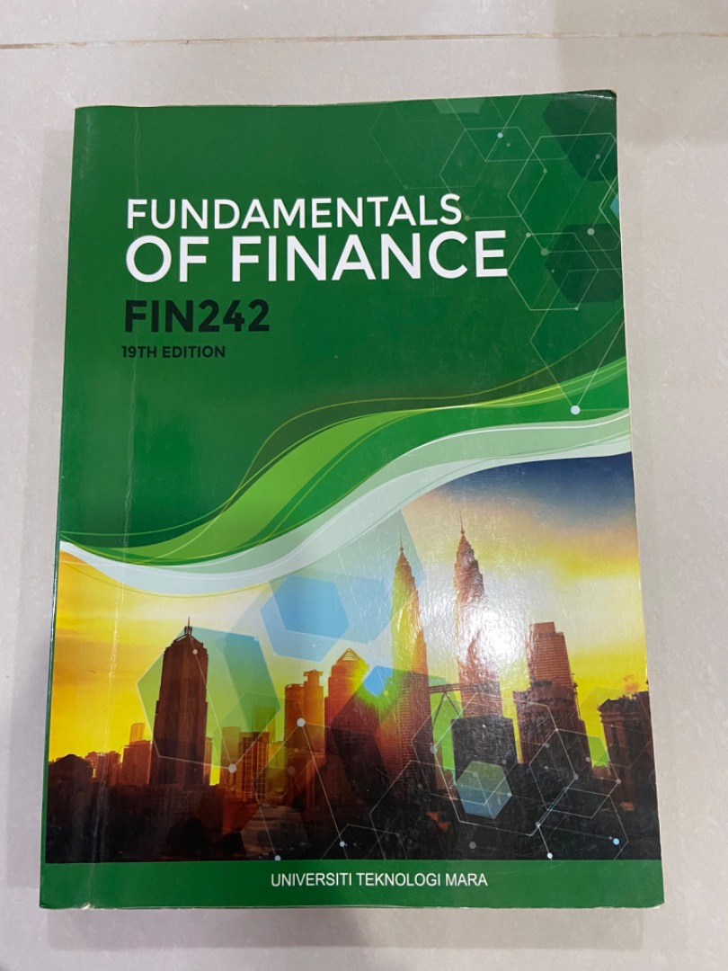 FIN242- Fundamentals of Finance, Hobbies & Toys, Books & Magazines, Textbooks on Carousell