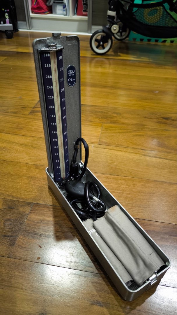 Focal Japan Mercury sphygmomanometer BP Set, Health & Nutrition, Health ...