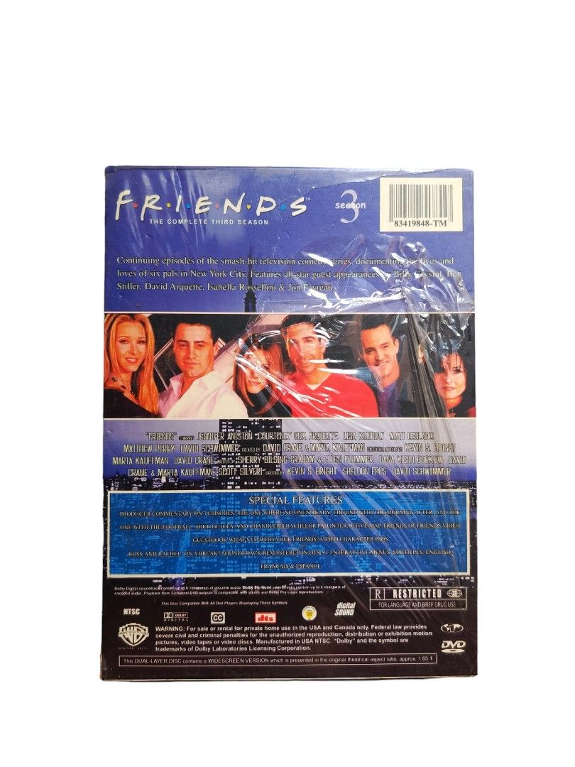 Friends Sitcom, Hobbies & Toys, Music & Media, CDs & DVDs on Carousell