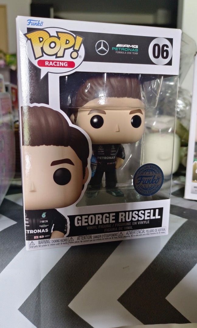 FUNKO POP GEORGE RUSSELL - MERCEDES-AMG PETRONAS FORMULA ONE TEAM ...
