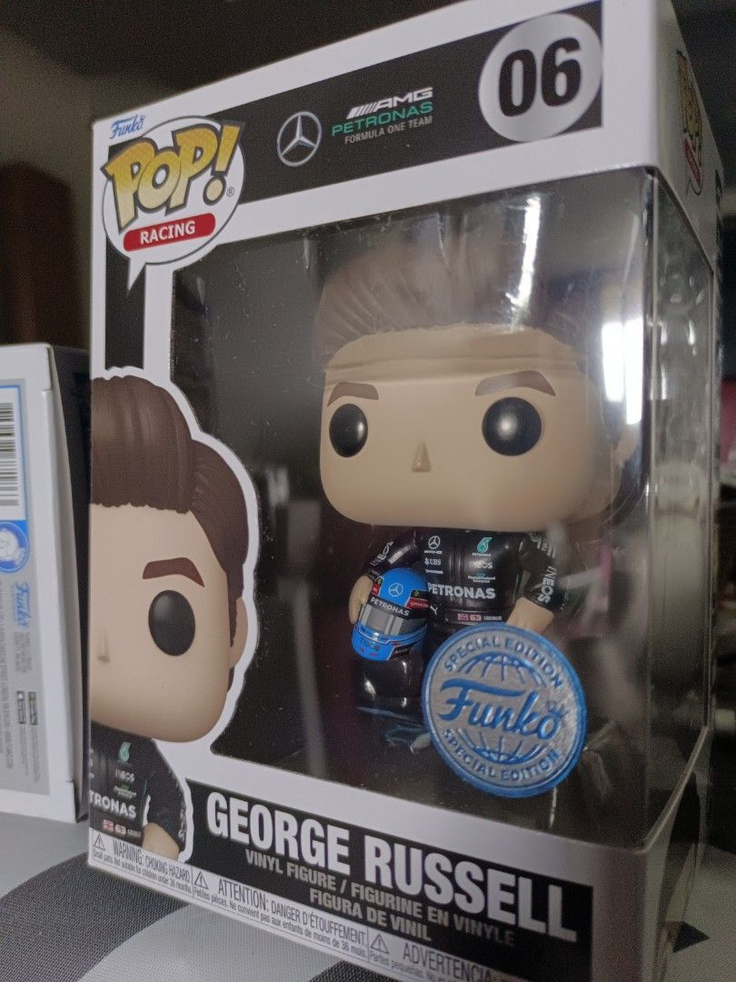 FUNKO POP GEORGE RUSSELL - MERCEDES-AMG PETRONAS FORMULA ONE TEAM ...