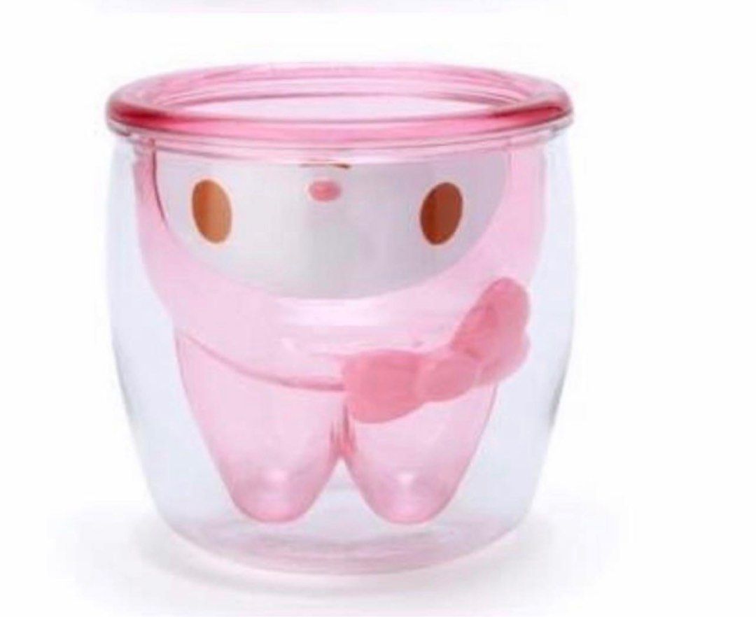 Sanrio double wall 170ml Plastic Cup - Melody, Furniture & Home Living ...