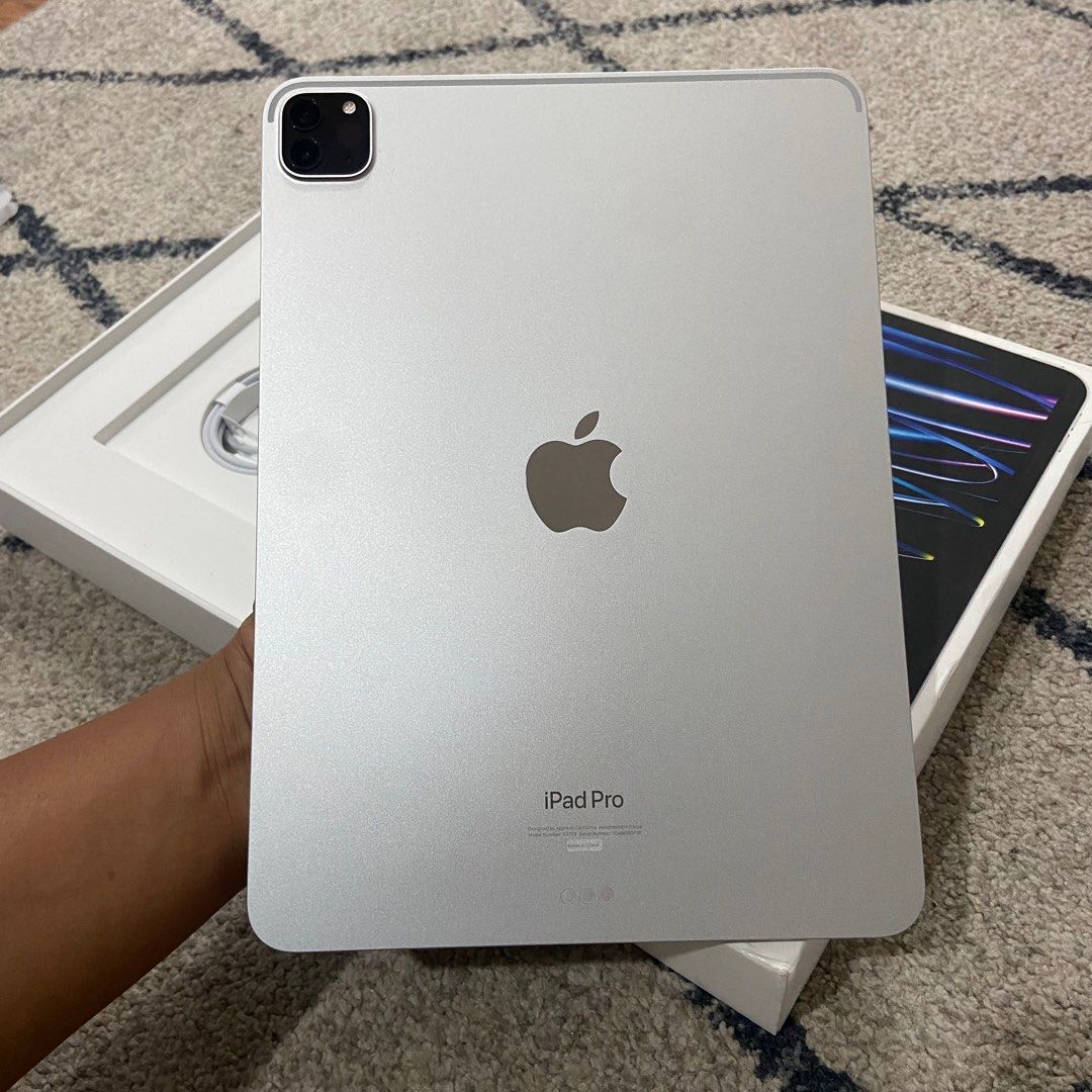 ipad pro m2 ibox pa/a silver 128gb wifi 11 inch garansi panjang des 2024, Telepon Seluler ...