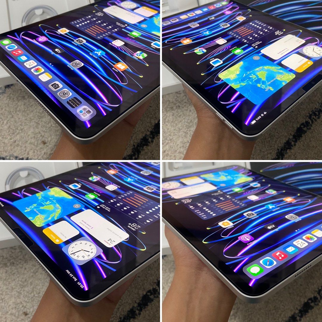 ipad pro m2 ibox pa/a silver 128gb wifi 11 inch garansi panjang des 2024, Telepon Seluler ...