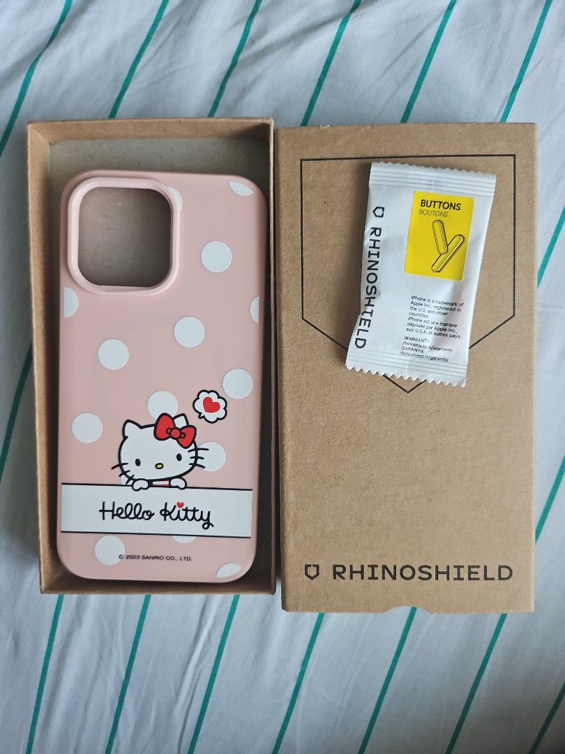 iPhone 15 Pro Max RHINOSHIELD X Hello Kitty SolidSuit (MagSafe compatible), Mobile Phones ...