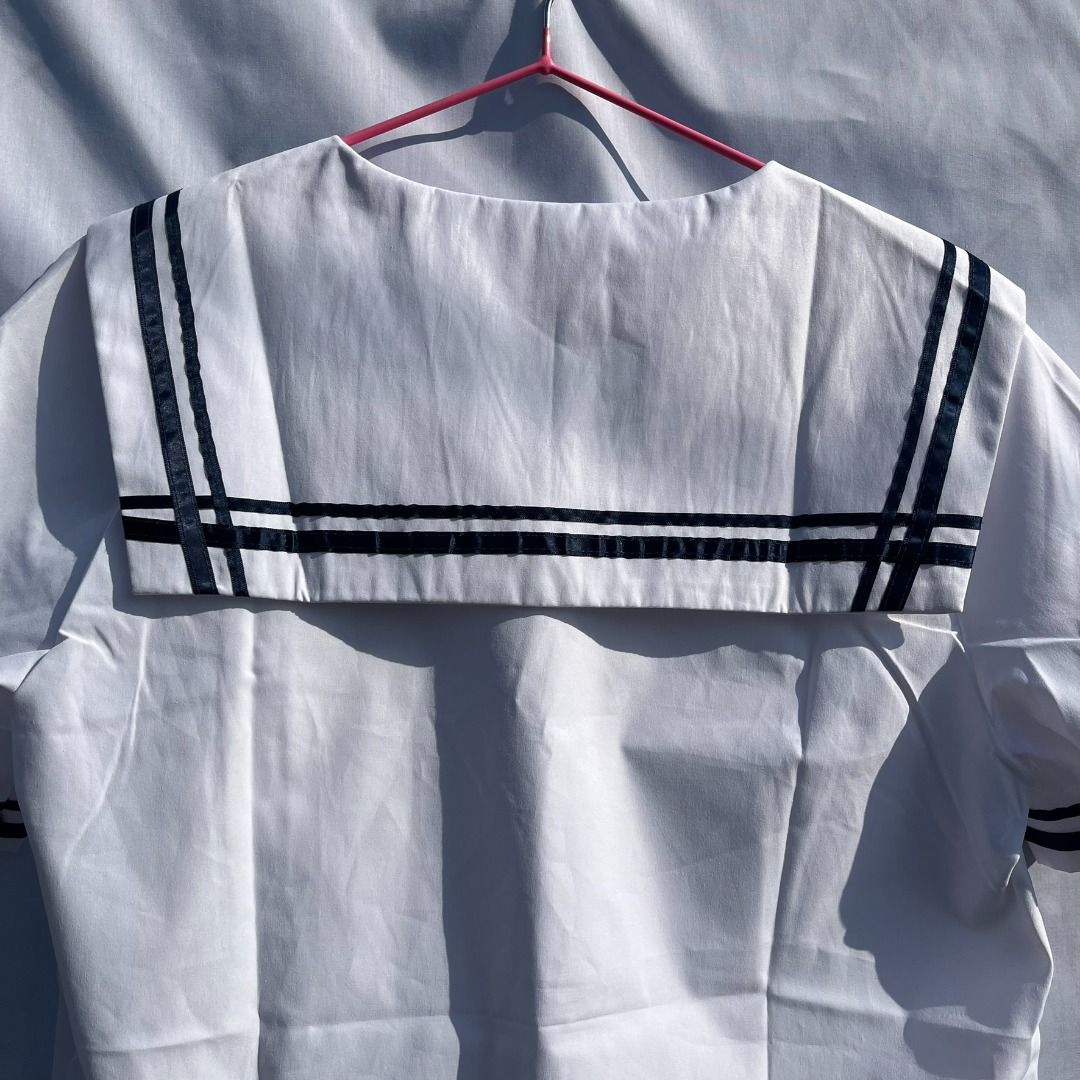 Japanese Inspired School Uniform Top, Women's Fashion, Tops, Blouses on ...