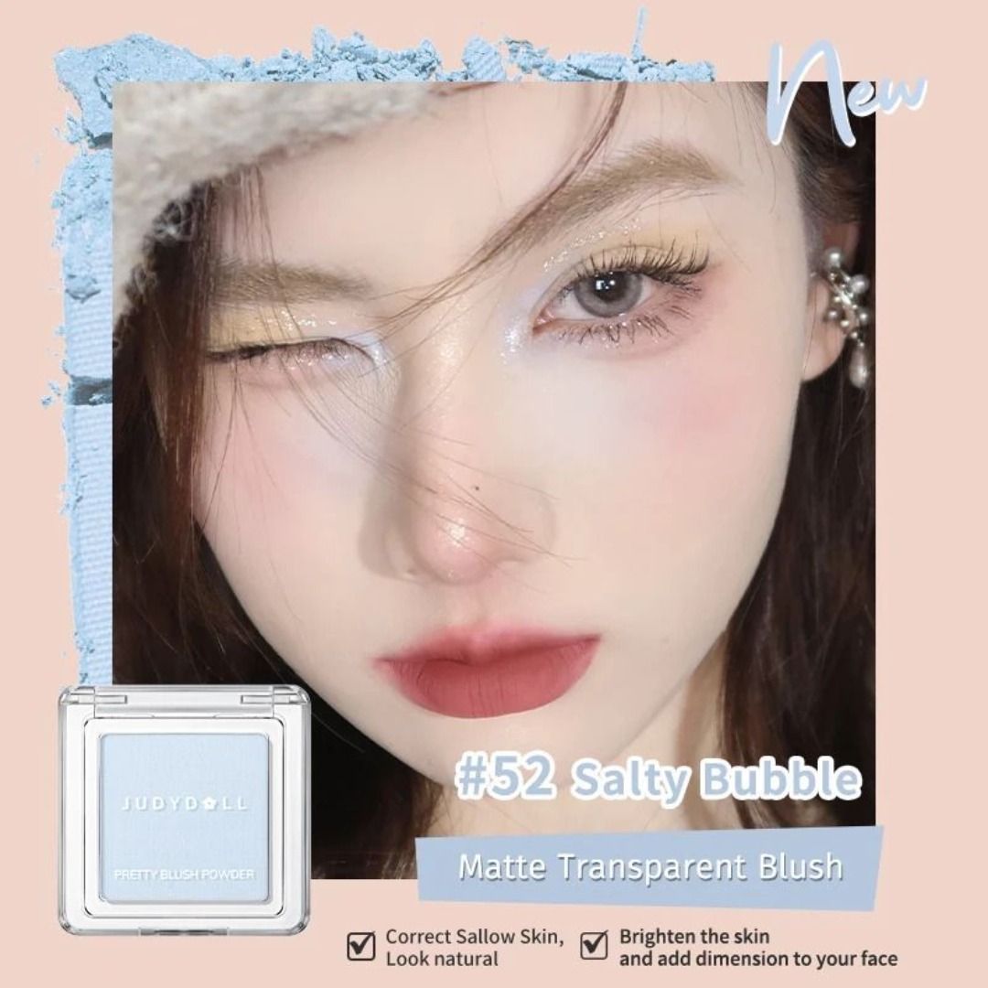 JudyDoll Blue Blush, Beauty & Personal Care, Face, Makeup on Carousell