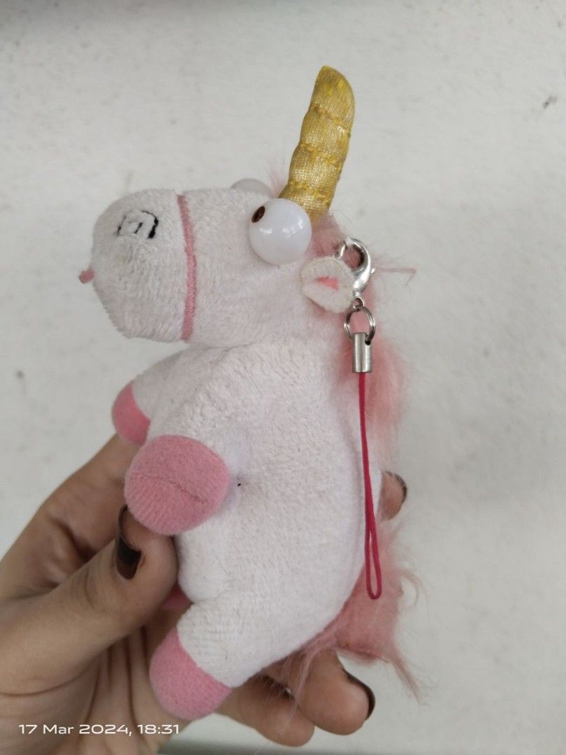 Keychain Unicorn Agnes Despicable me, Hobbies & Toys, Toys & Games on ...