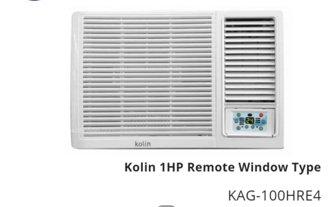 Kolin 1hp window type, TV & Home Appliances, Air Conditioning and ...