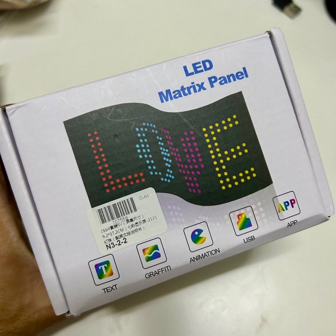 LED Matrix Pixel Panel Blueetooth , Hobbies & Toys, Stationery & Craft ...