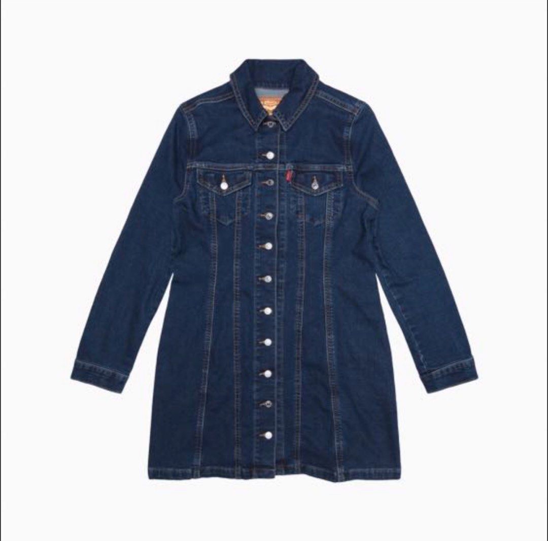 LEVIS DENIM DRESS ONE PIECE, Women's Fashion, Dresses & Sets, Dresses ...