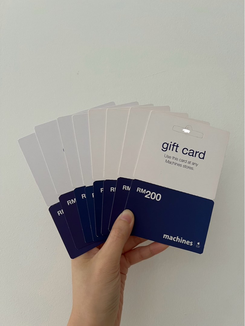 Machines Gift Card worth RM 1,000, Tickets & Vouchers, Store Credits on ...