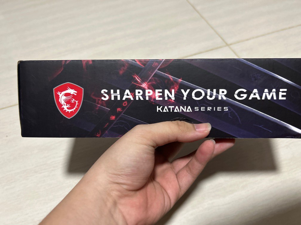 MSI Katana sword display, Video Gaming, Gaming Accessories, Interactive ...