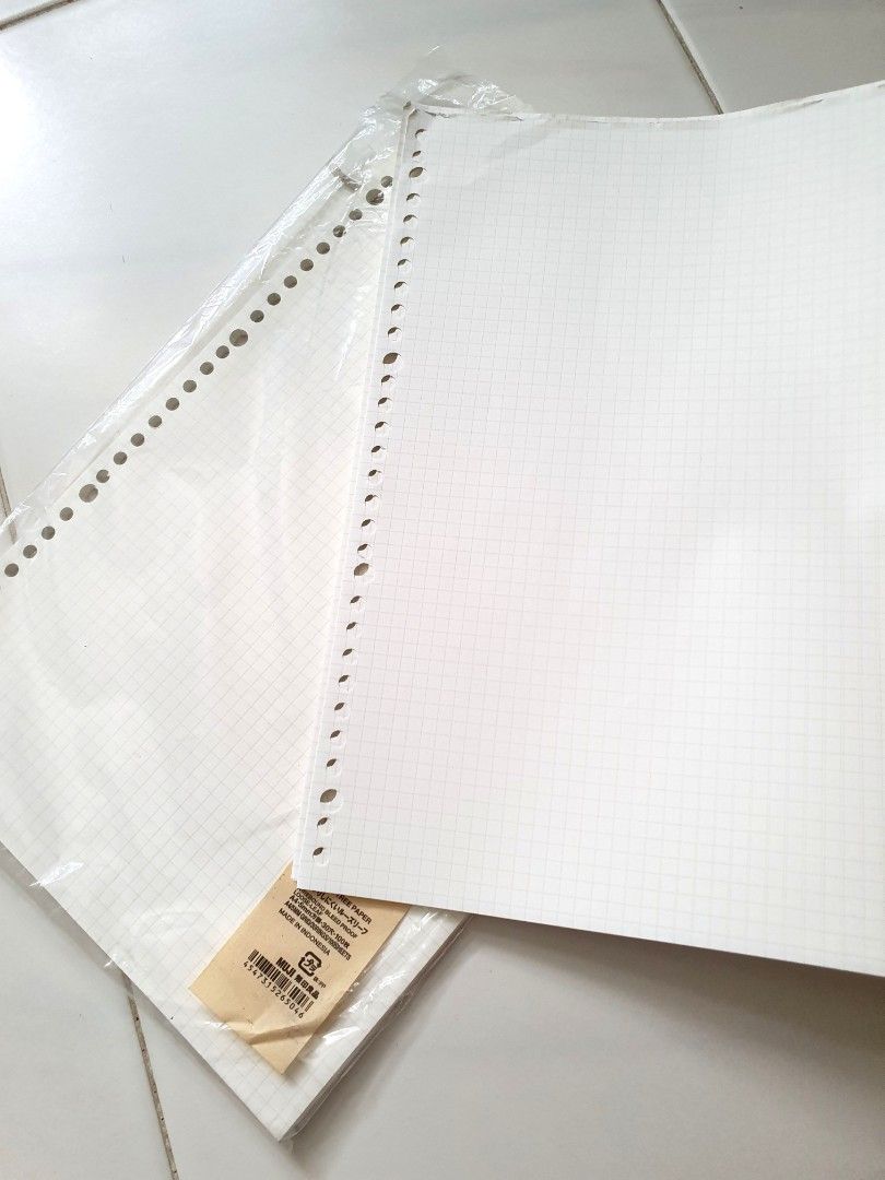 Muji A4 size grid paper, Hobbies & Toys, Stationery & Craft, Stationery & School Supplies on ...
