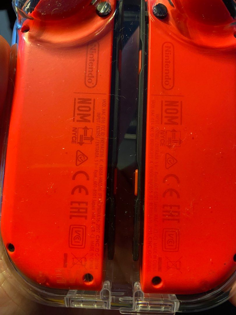 Nintendo Switch Joycons (Red), Video Gaming, Gaming Accessories ...