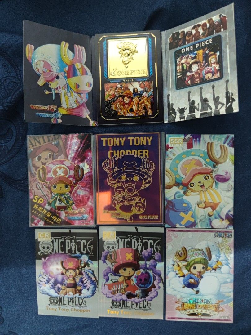 One Piece Chopper Card Set, Hobbies & Toys, Toys & Games on Carousell