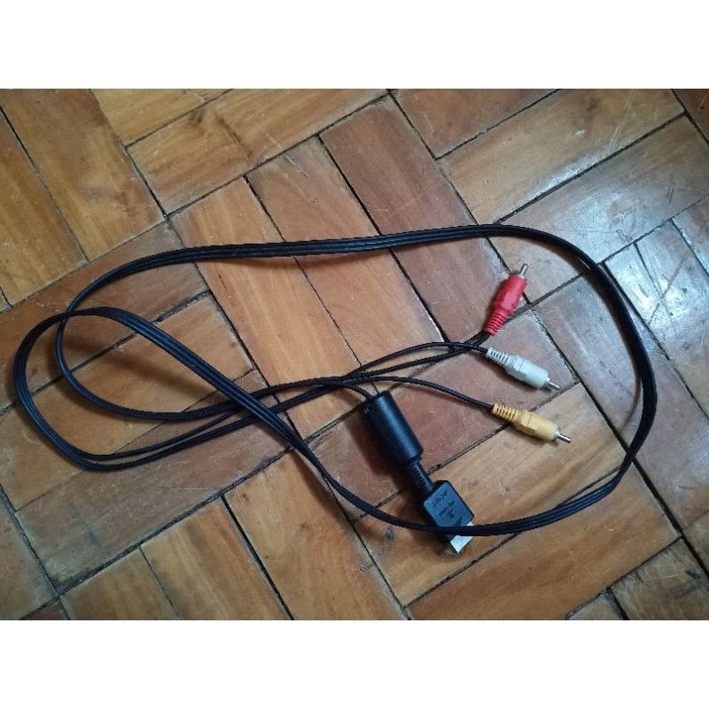 Original Playstation PS1/PS2 Av Cable Cord, Video Gaming, Gaming ...