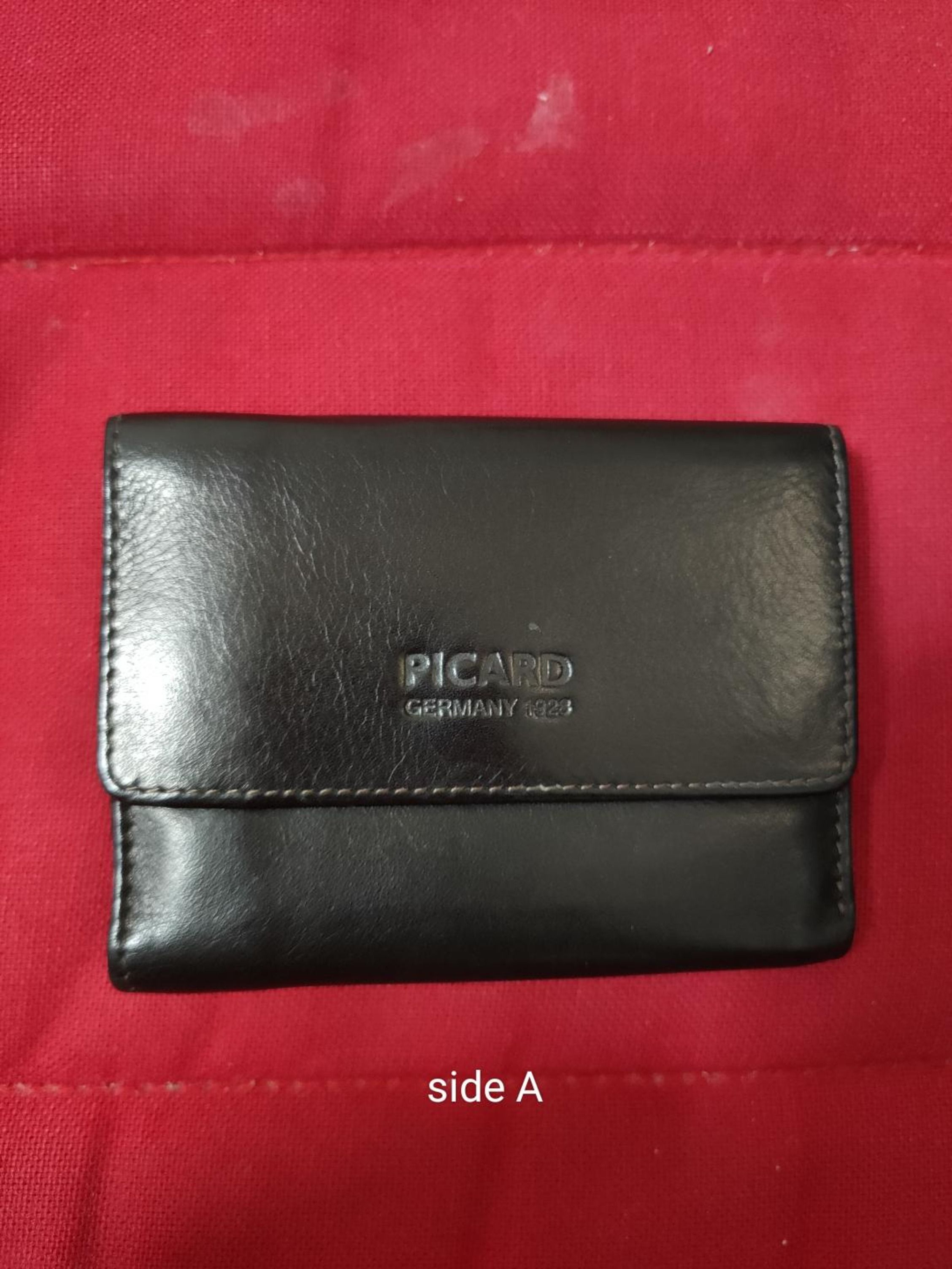 PICARD BROOKLYN MEN'S BIFOLD LEATHER WALLET (BLACK), Women's Fashion ...