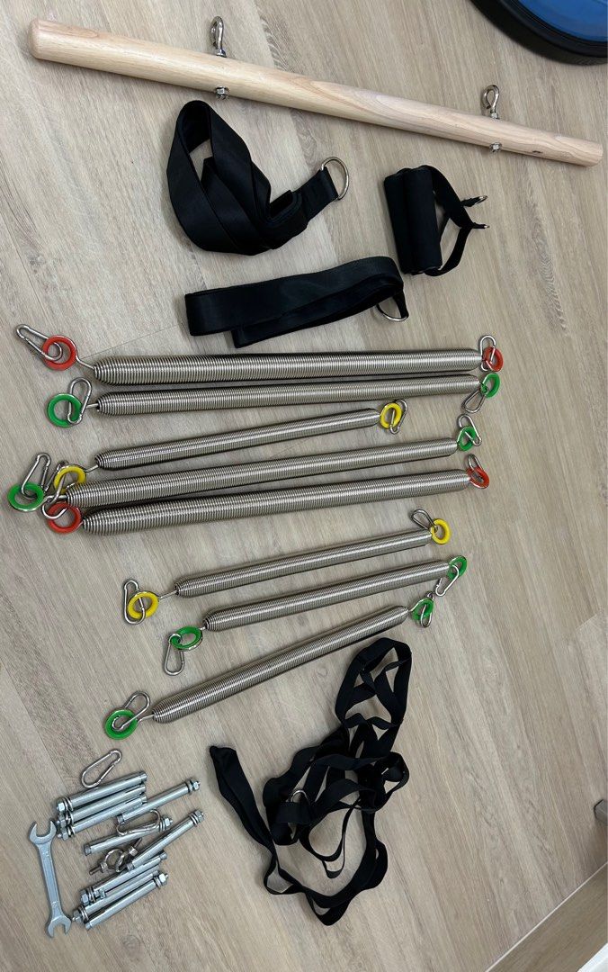 Pilates wall springboard, Sports Equipment, Exercise & Fitness, Toning ...