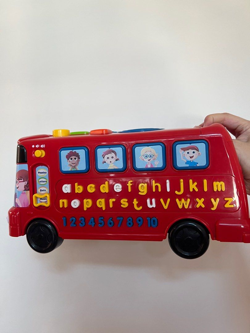 音樂巴士playtime bus with phonics, 兒童＆孕婦用品, 嬰兒玩具 - Carousell