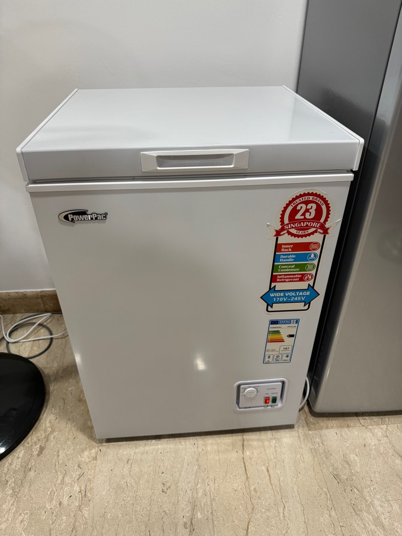 [FOR RENT from 1 July 2025] Powerpac chest freezer for breastmilk ...