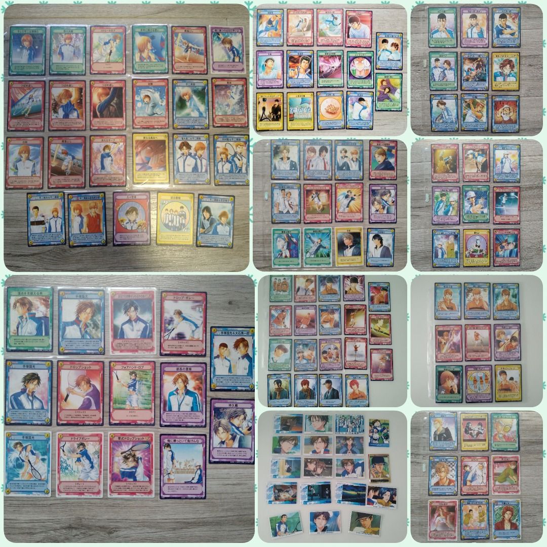 Prince of Tennis Clear Card "Daily Life" Collection Complete Set of 9 ...