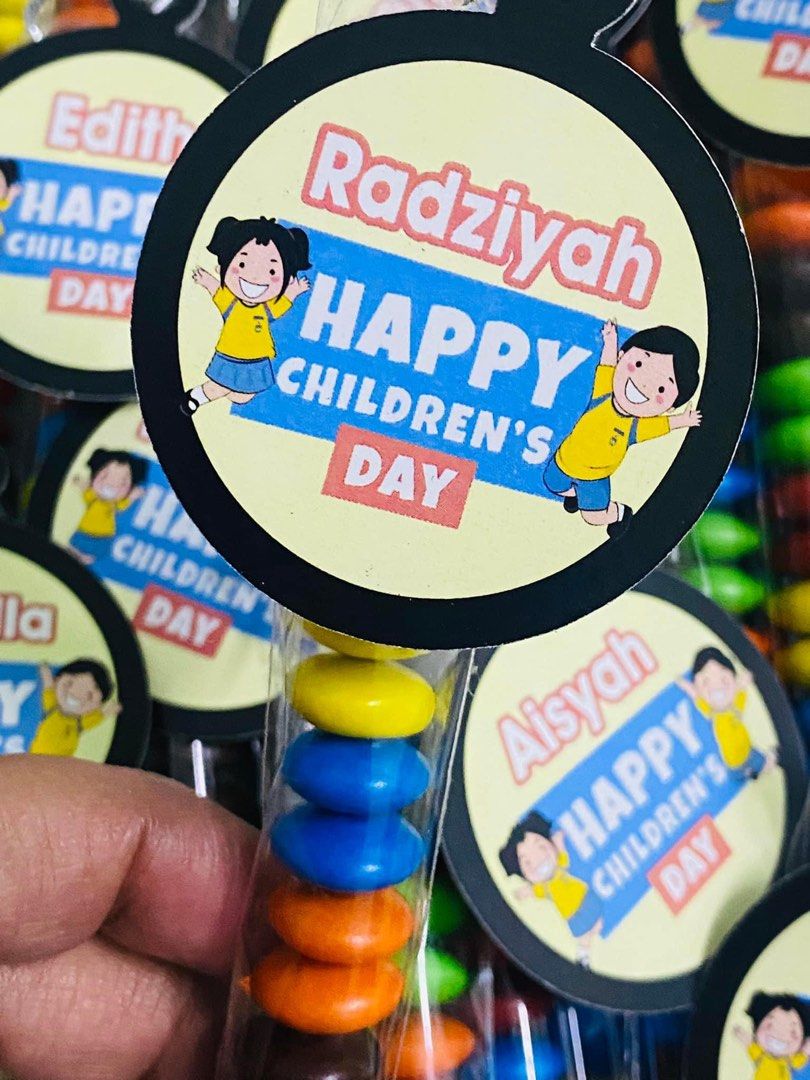Raya goodies For kids Personalised M&ms in Tube For farewell Birthday ...