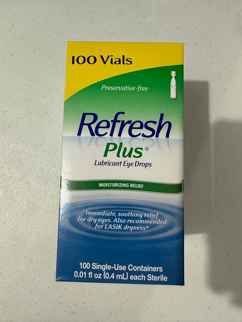 Refresh Eye Drops for Dry Irritated Eyes Imported from US, Beauty ...