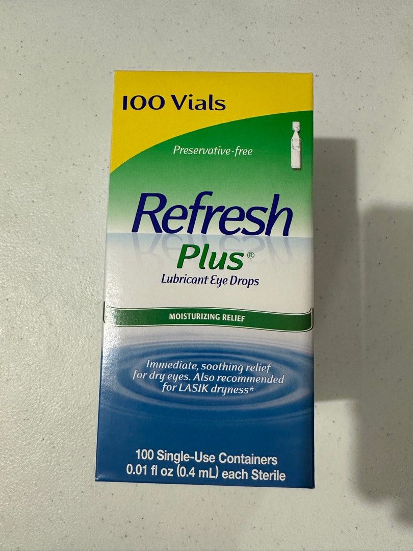 Refresh Eye Drops for Dry Irritated Eyes Imported from US, Beauty ...