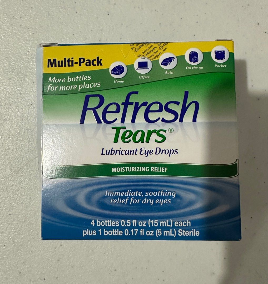 Refresh Tears Eye Drops for Dry Irritated Eyes from US, Beauty ...