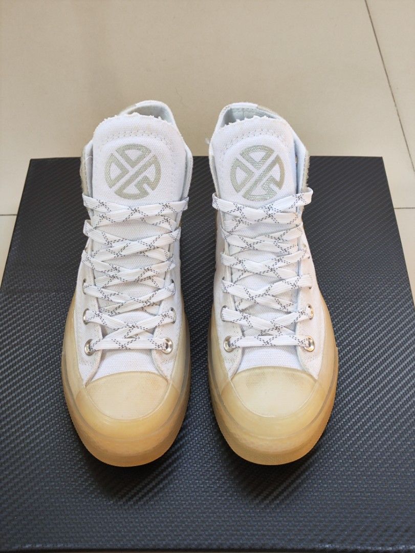 SEPATU CONVERSE LAY ZHANG SAMPLE TAG / CONVERSE COLAB LAY ZHANG WHITE ...