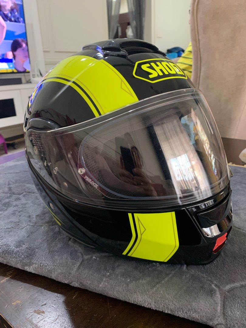 Shoei Neotec Modular Helmet, Auto Accessories on Carousell