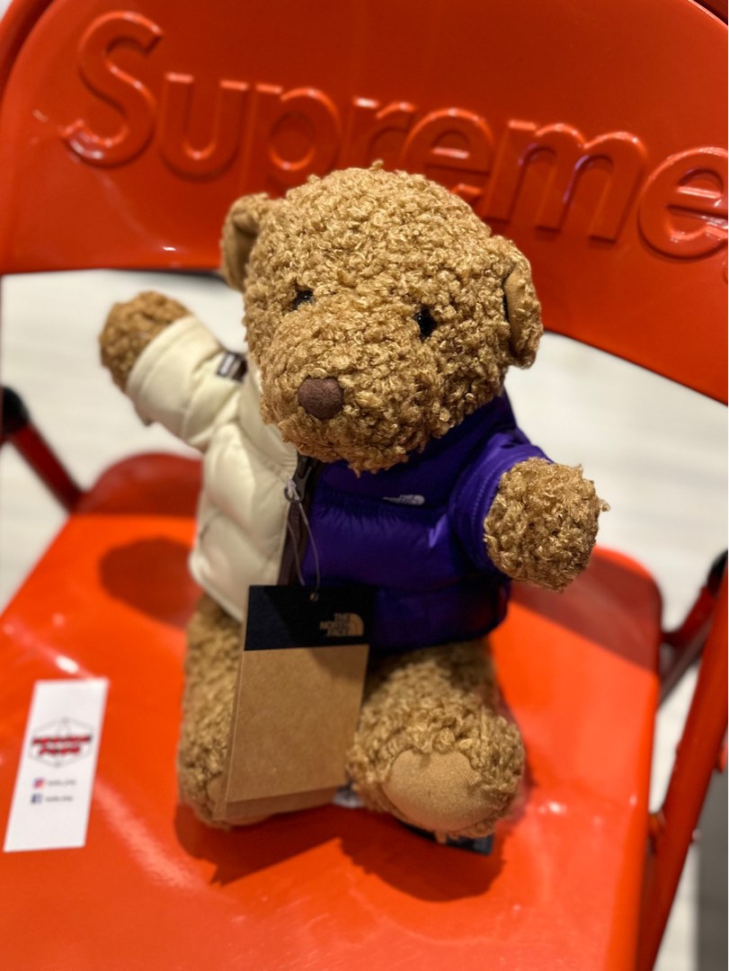 Supreme TNF Teddy Bear, Hobbies & Toys, Toys & Games on Carousell
